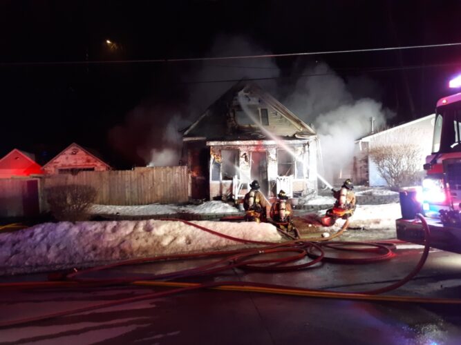 Home ‘fully engulfed’ on Haskell Street | News, Sports, Jobs ...
